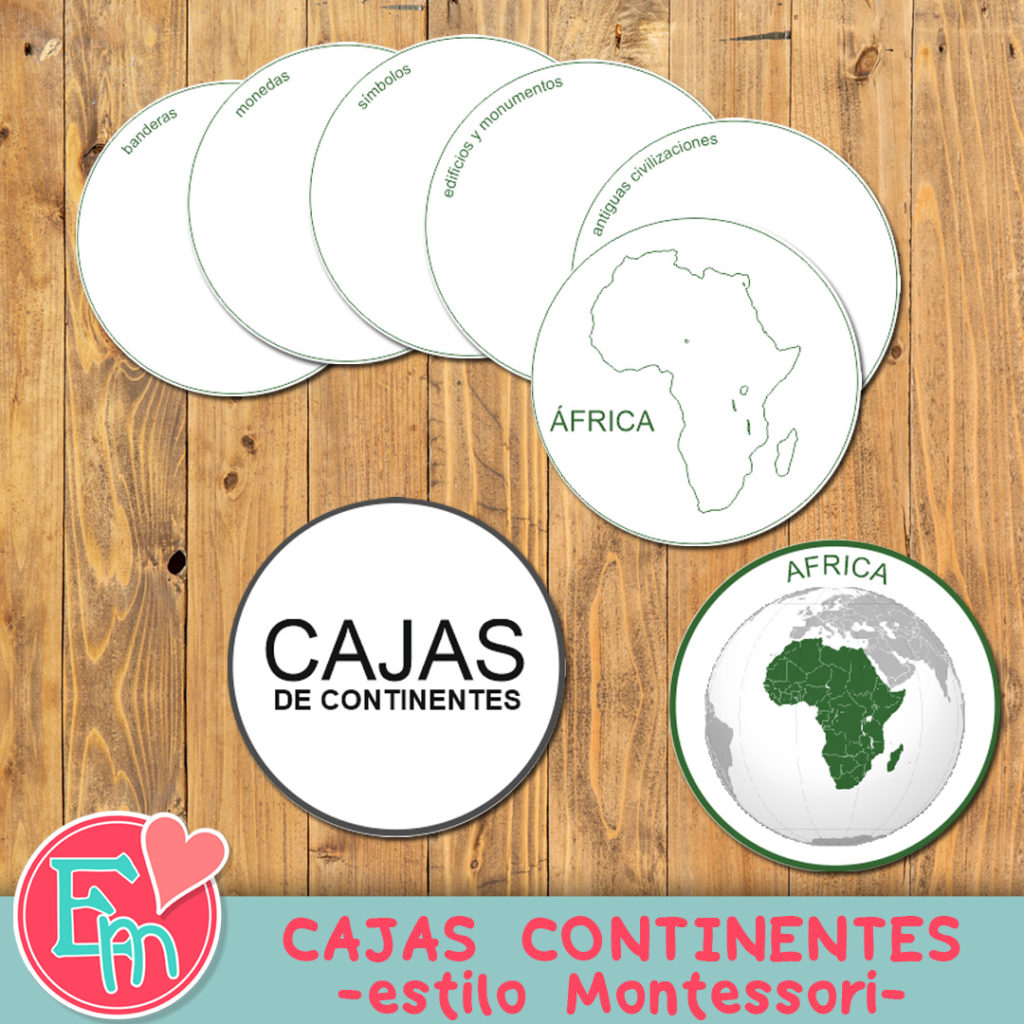 ESTUDIO DE CONTINENTES - Educativos