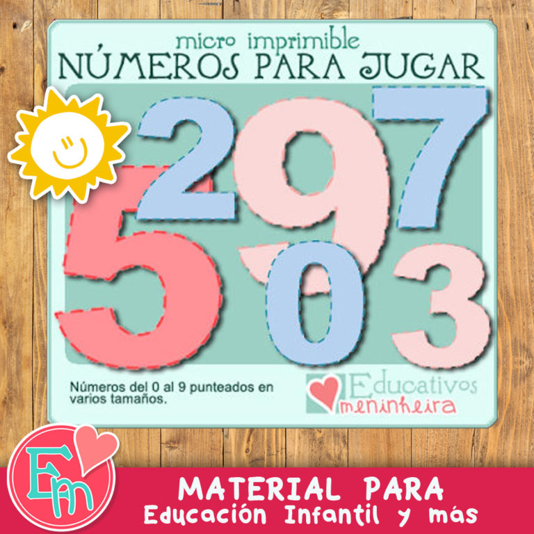 NÚMEROS PARA JUGAR - Educativos